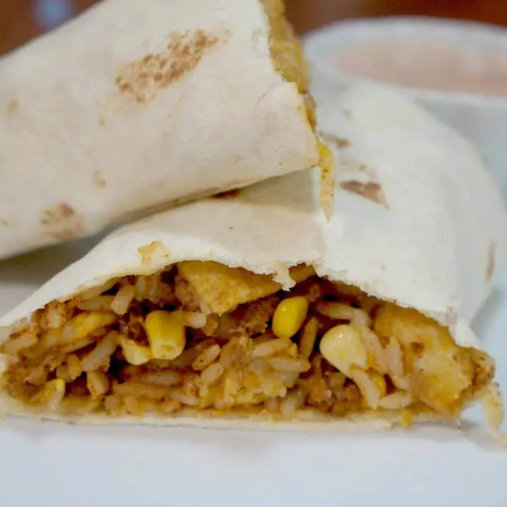 Mexican Beef Crunch Wrap - THIS IS NOT DIET FOOD