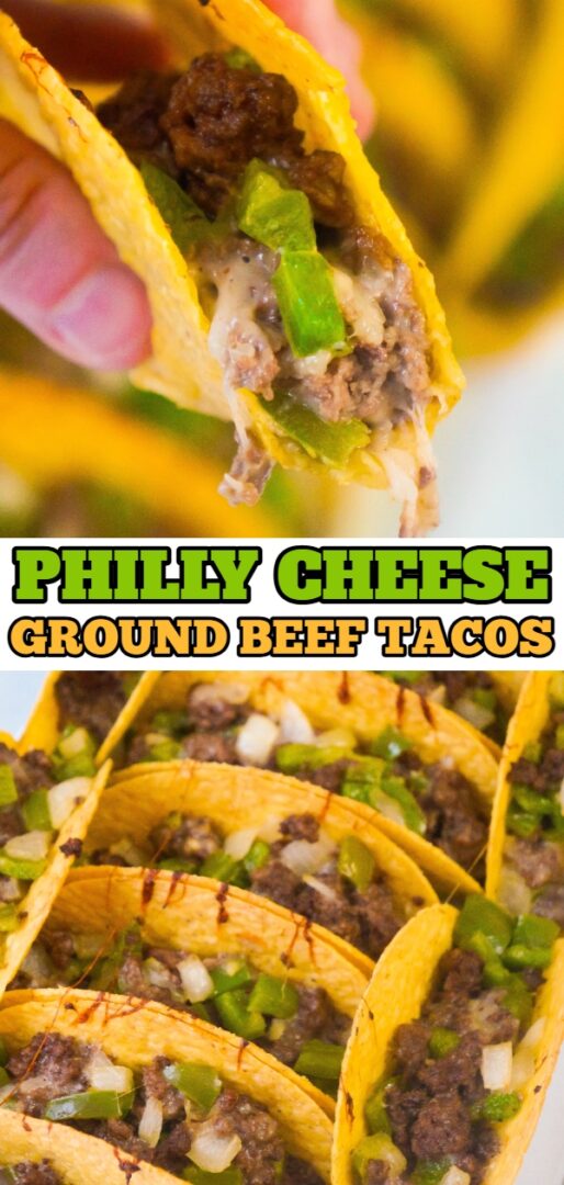 Philly Cheese Steak Tacos - THIS IS NOT DIET FOOD