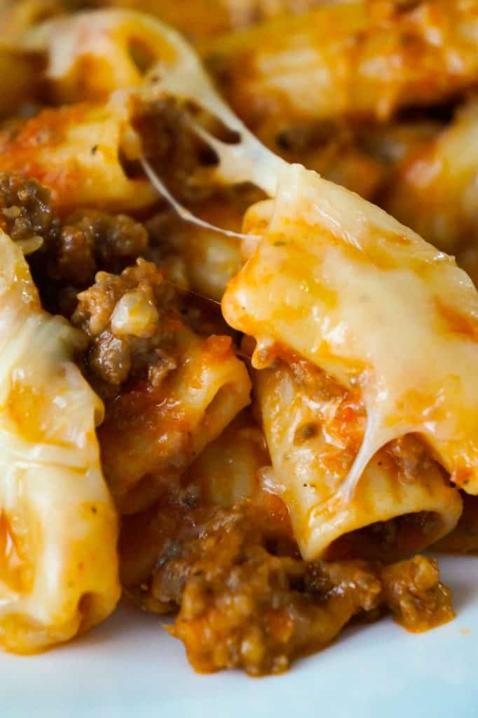 Baked Rigatoni Bolognese - THIS IS NOT DIET FOOD