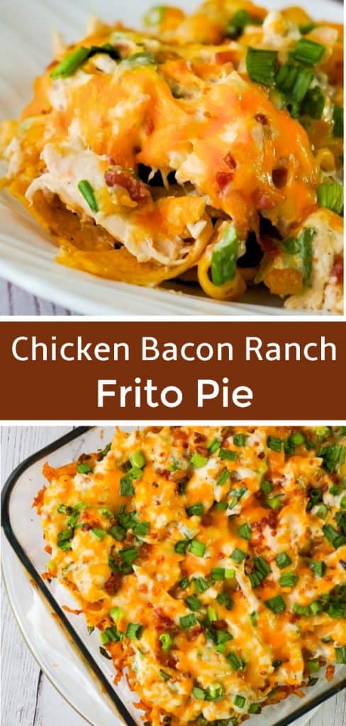 Chicken Bacon Ranch Frito Pie - THIS IS NOT DIET FOOD