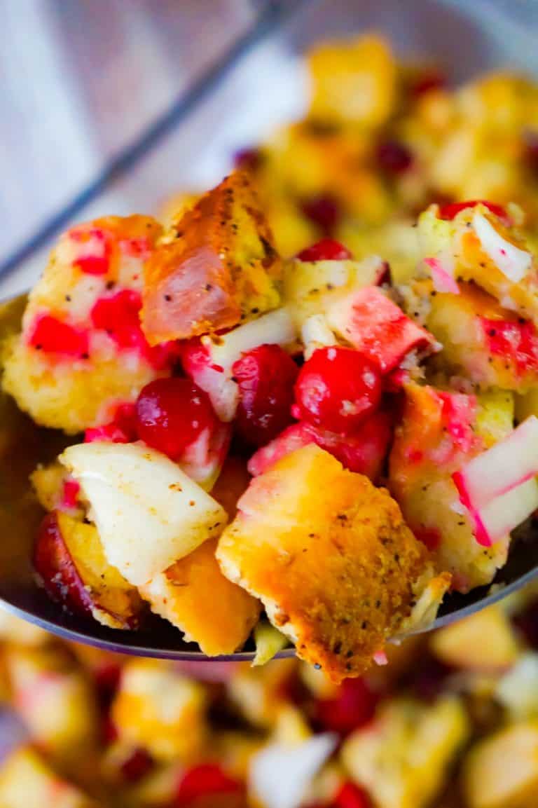 Cranberry Apple Thanksgiving Stuffing - THIS IS NOT DIET FOOD