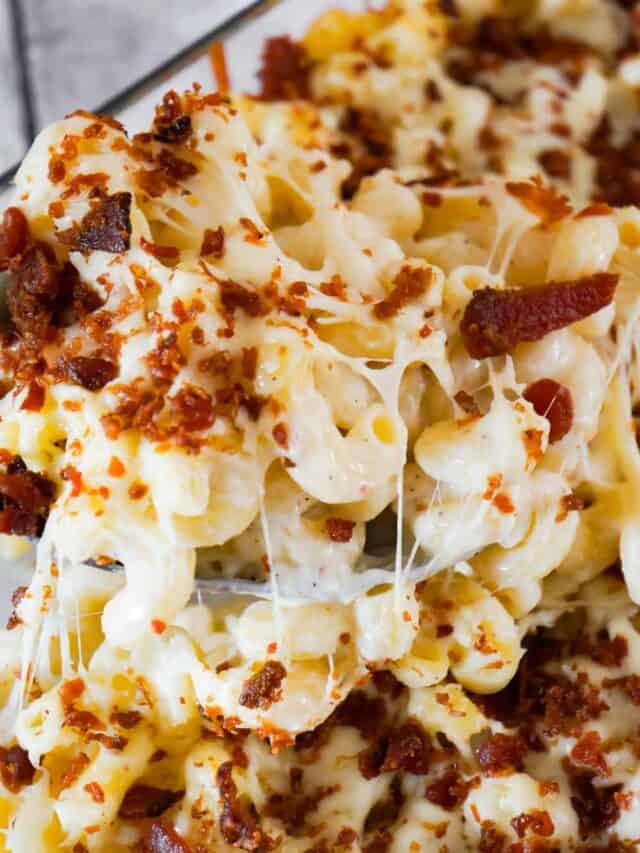 How to Make Cheesy Bacon Cavatappi Pasta - THIS IS NOT DIET FOOD
