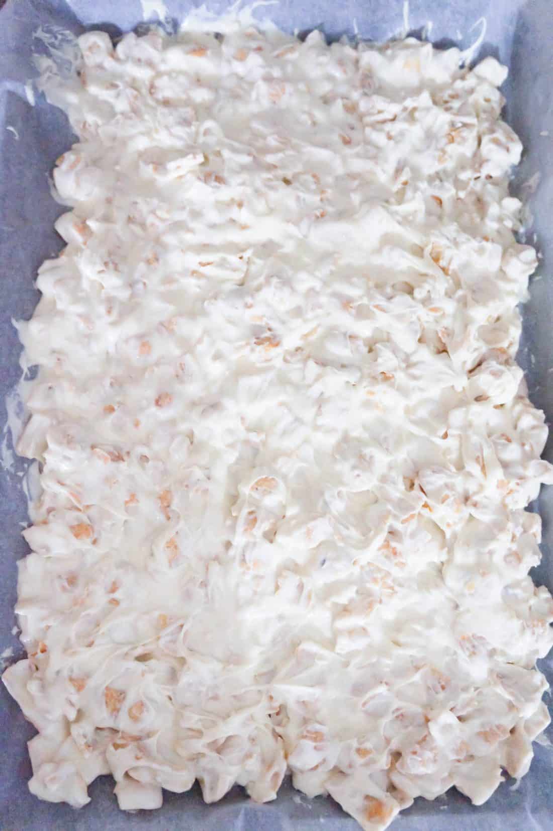 Fritos White Chocolate Peanut Butter Cup Bark - THIS IS NOT DIET FOOD