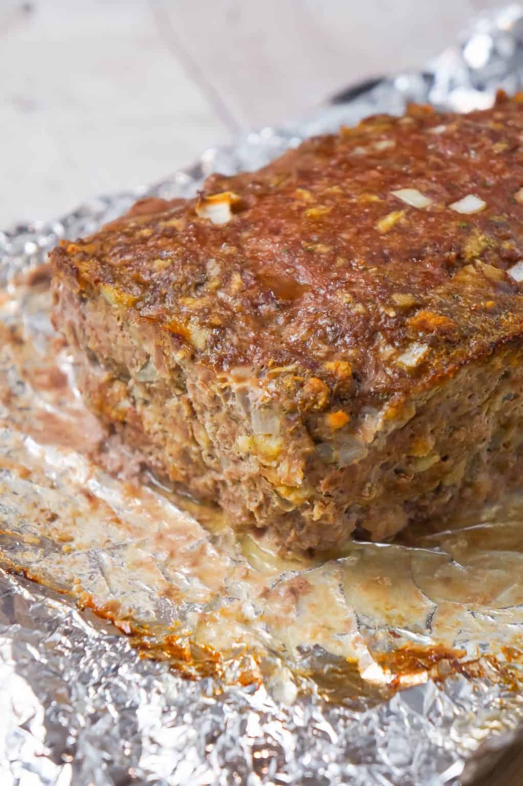Meatloaf with Gravy - THIS IS NOT DIET FOOD