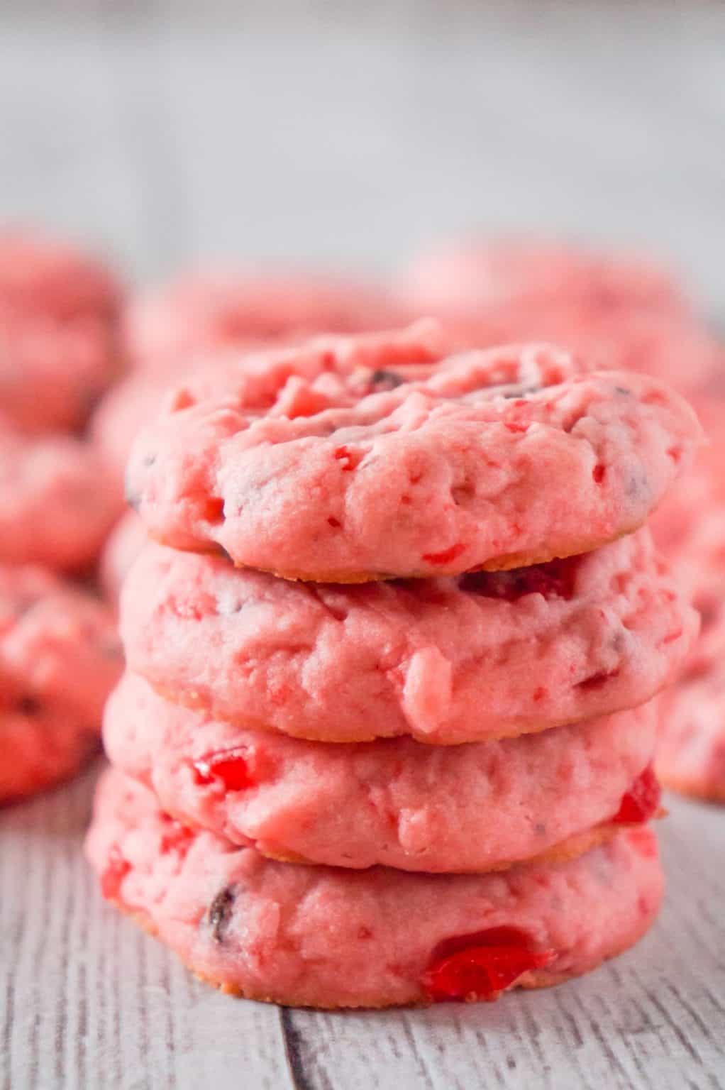 Cherry Chocolate Chip Shortbread Cookies - THIS IS NOT DIET FOOD