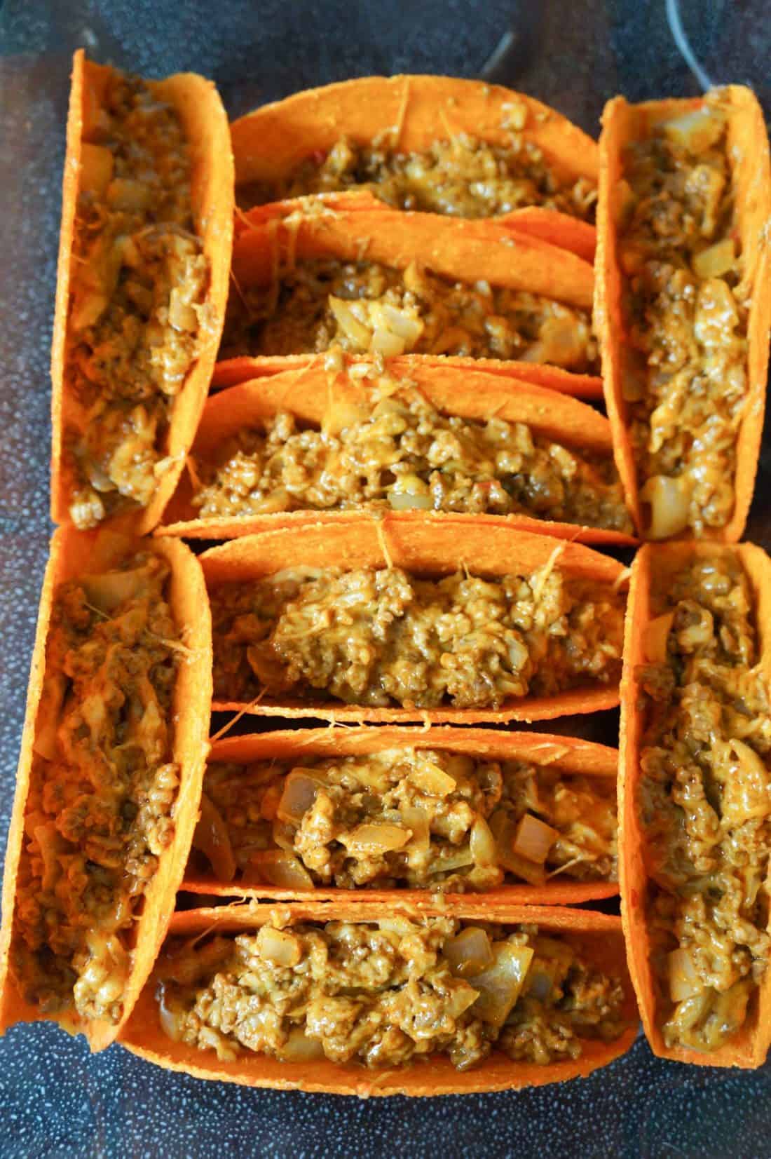 Extra Cheesy Baked Beef Tacos - THIS IS NOT DIET FOOD
