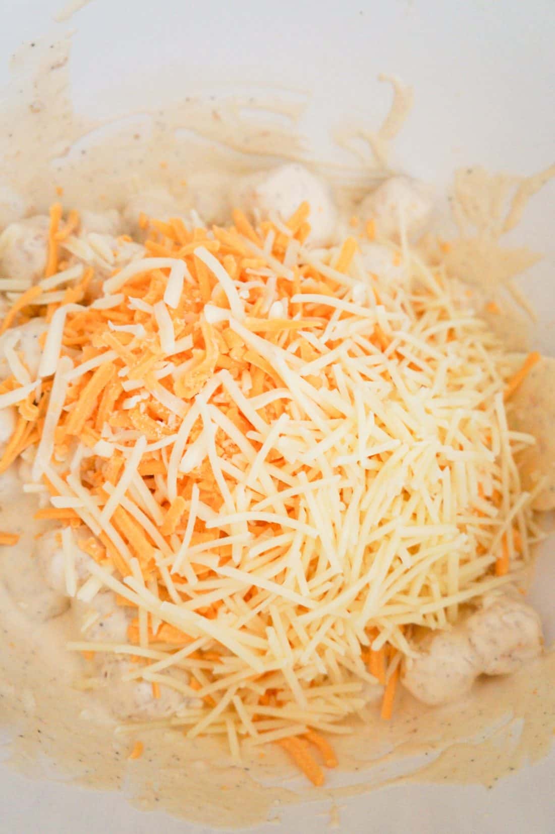 Cheesy Garlic Tater Tot Casserole - THIS IS NOT DIET FOOD