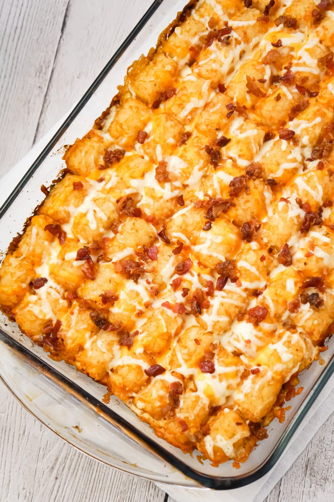 Bacon Cheeseburger Tater Tot Casserole - THIS IS NOT DIET FOOD