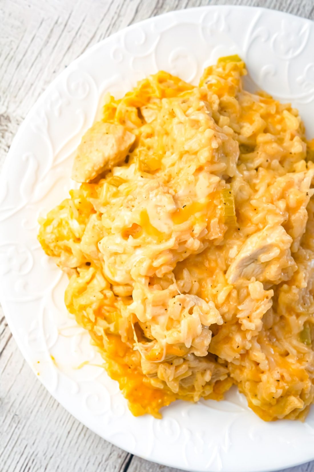 Instant Pot Cheesy Buffalo Chicken and Rice - THIS IS NOT DIET FOOD
