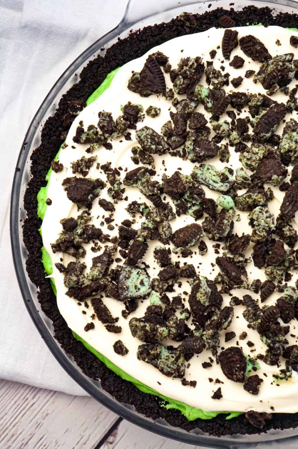 Mint Oreo Pie - THIS IS NOT DIET FOOD