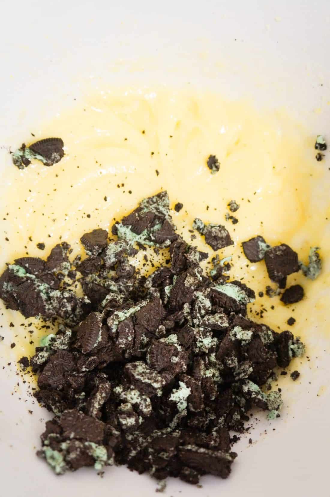 Mint Oreo Pie - THIS IS NOT DIET FOOD