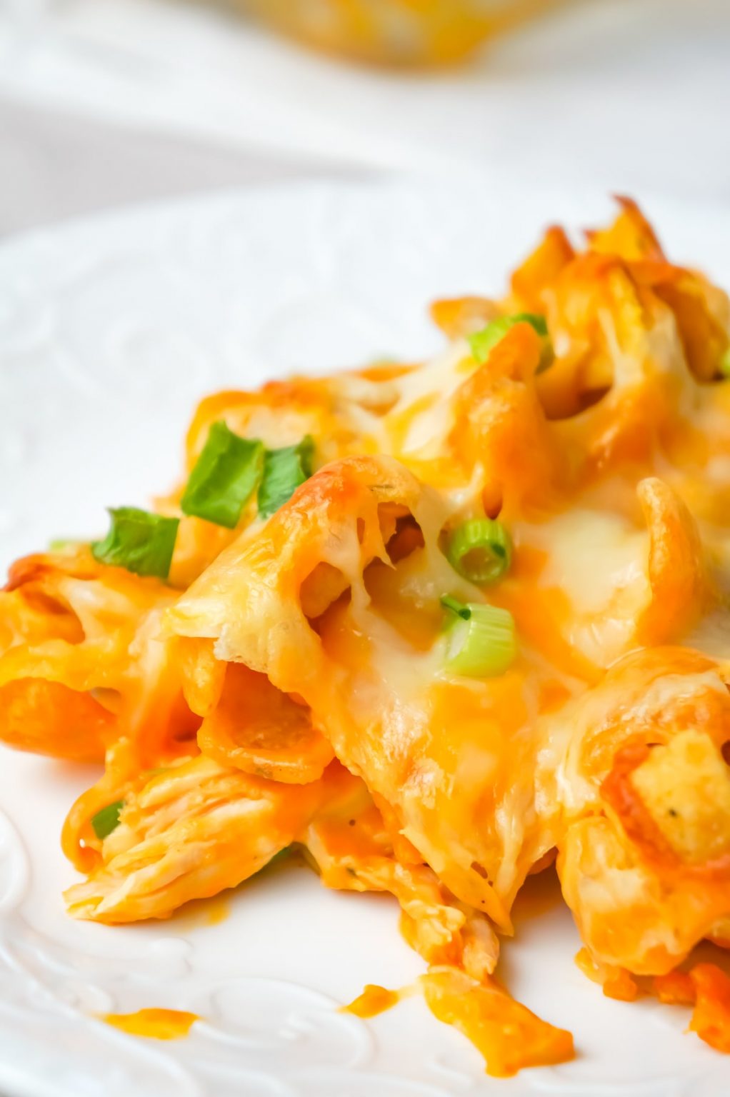 Buffalo Chicken Frito Pie - THIS IS NOT DIET FOOD