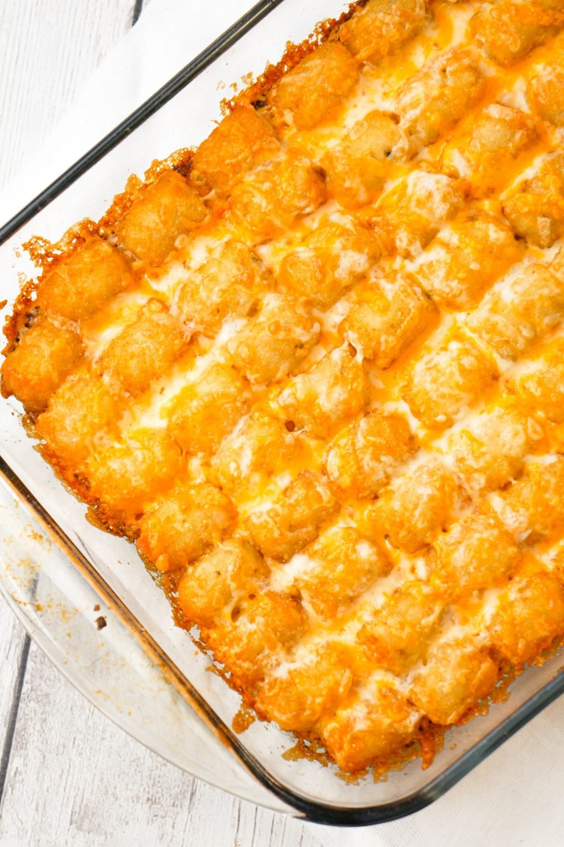 Sloppy Joe Tater Tot Casserole - THIS IS NOT DIET FOOD