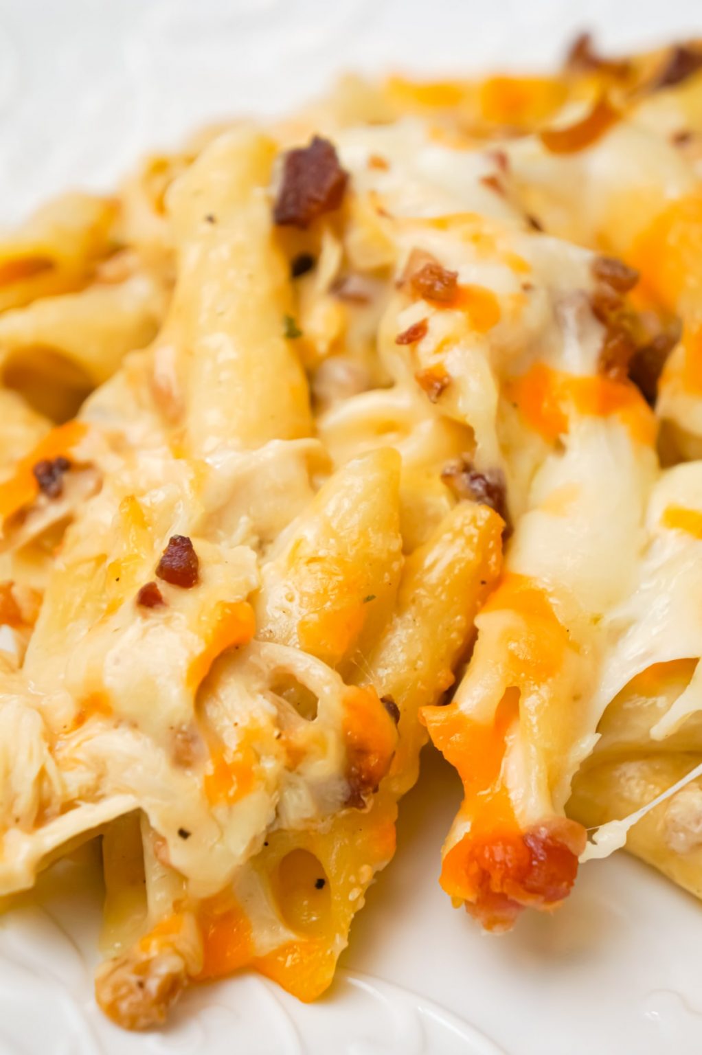 Cheddar Bacon Ranch Chicken Pasta - THIS IS NOT DIET FOOD