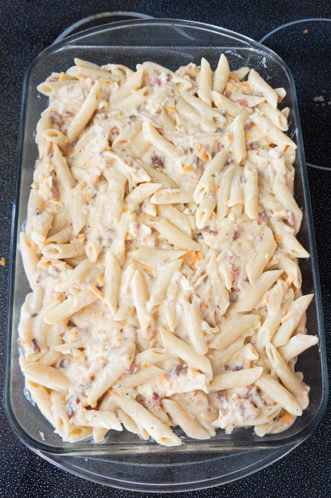 Cheddar Bacon Ranch Chicken Pasta - THIS IS NOT DIET FOOD