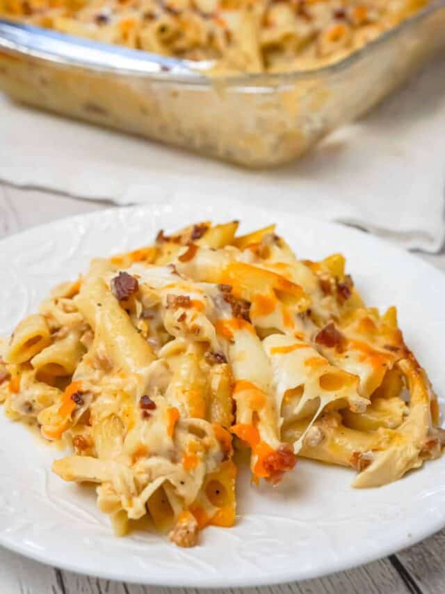 How to Make Cheddar Bacon Ranch Chicken Pasta - THIS IS NOT DIET FOOD