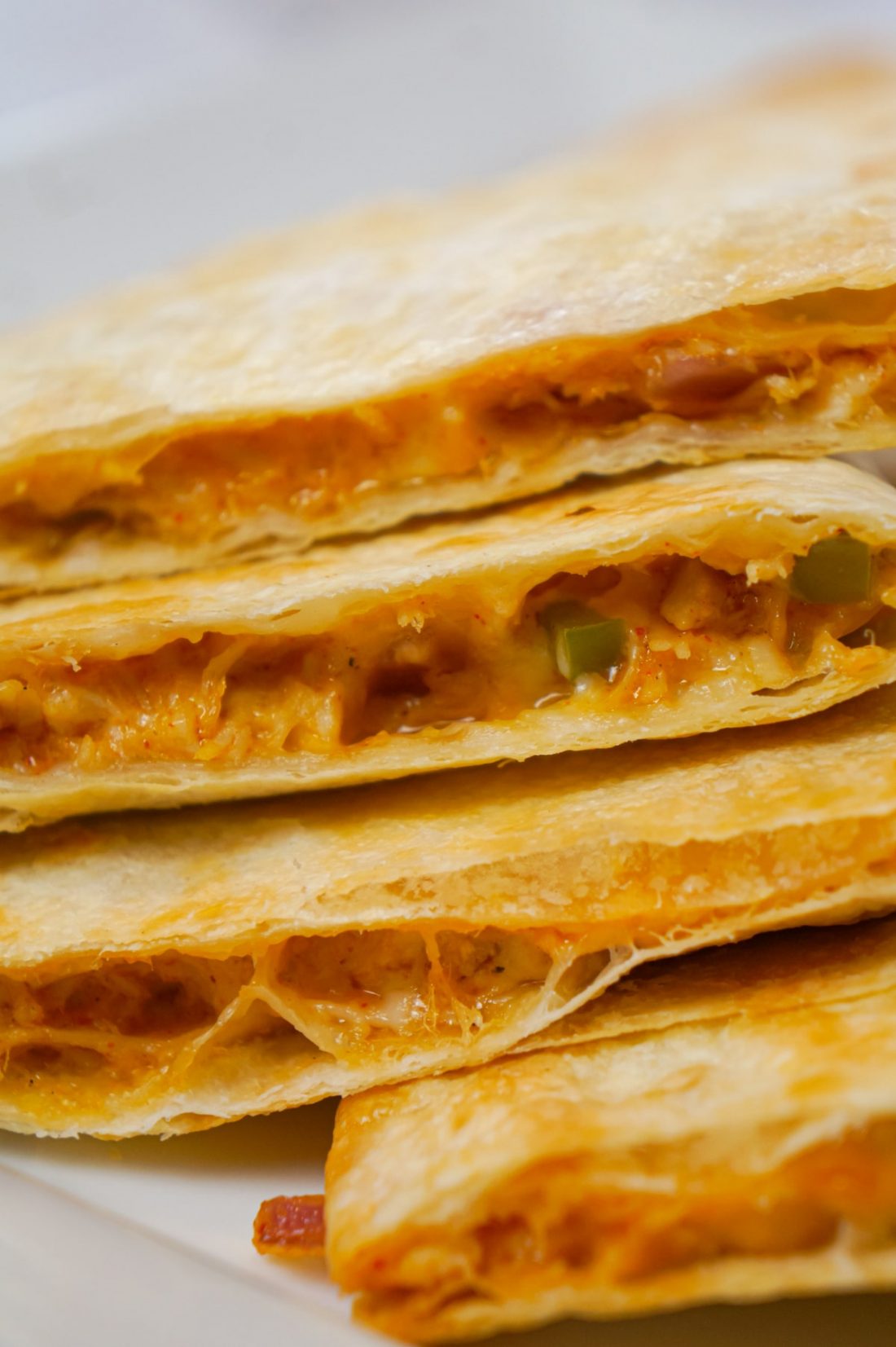 Easy Baked Chicken Quesadillas - THIS IS NOT DIET FOOD