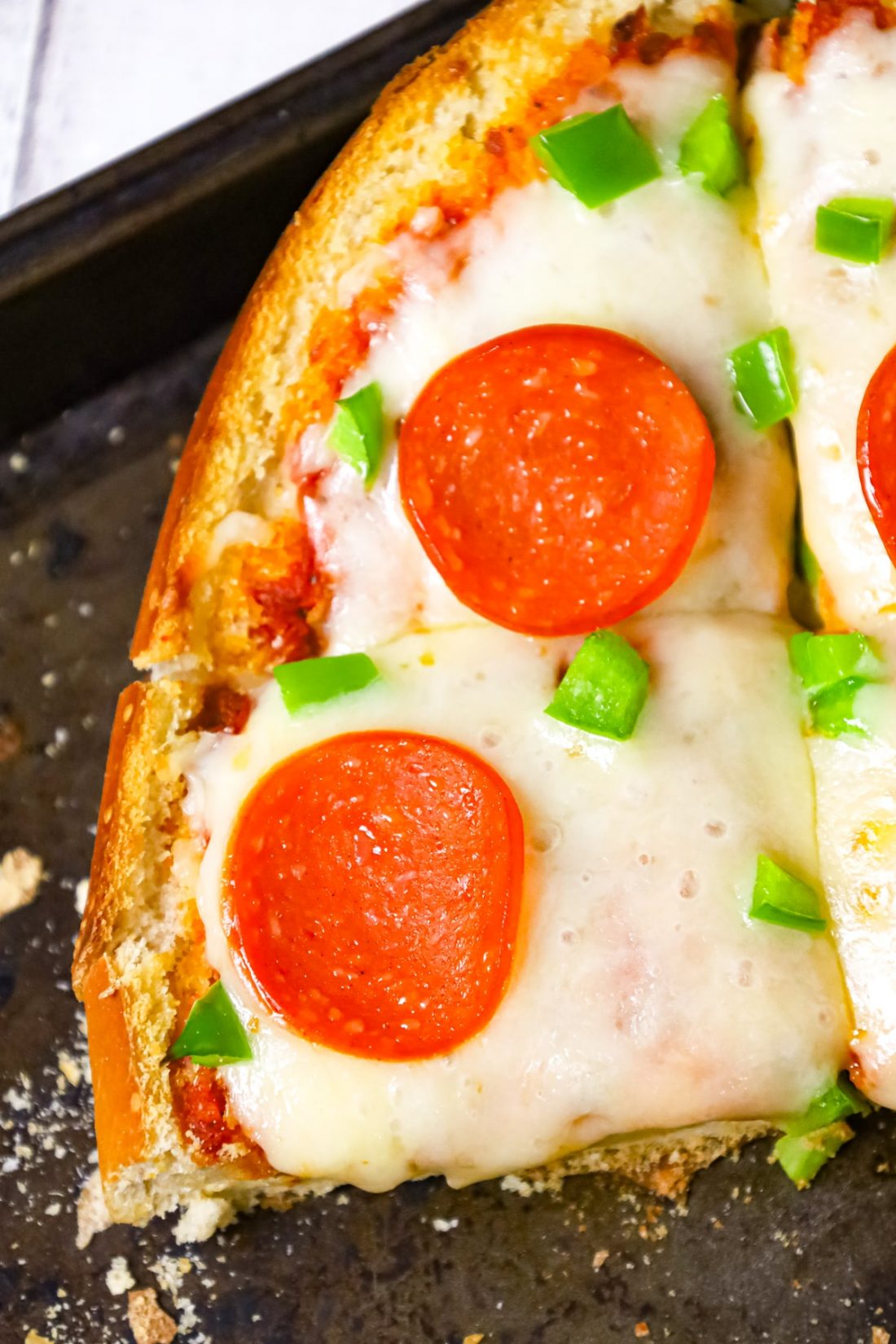 French Bread Pizza - THIS IS NOT DIET FOOD