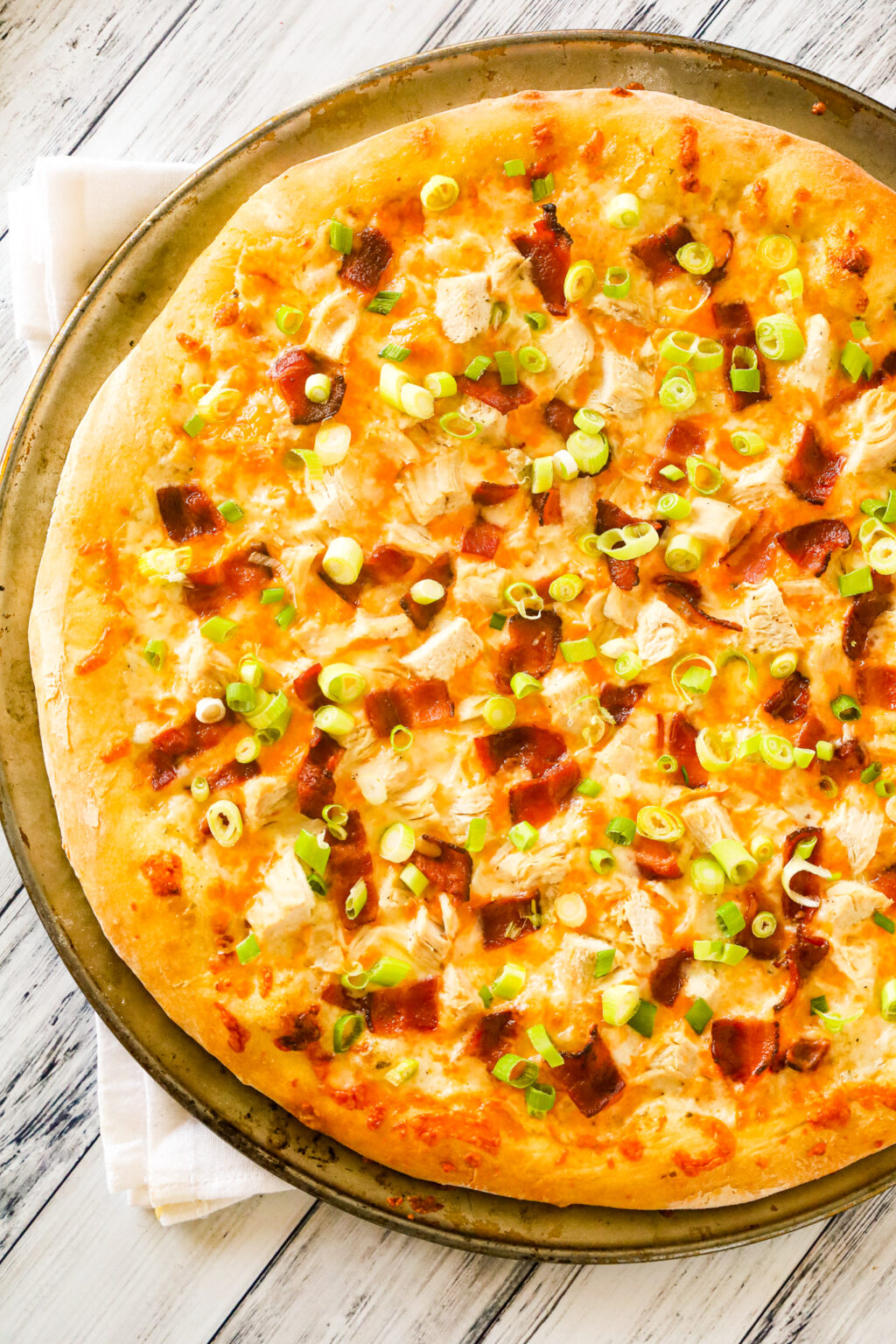 Chicken Bacon Ranch Pizza - THIS IS NOT DIET FOOD