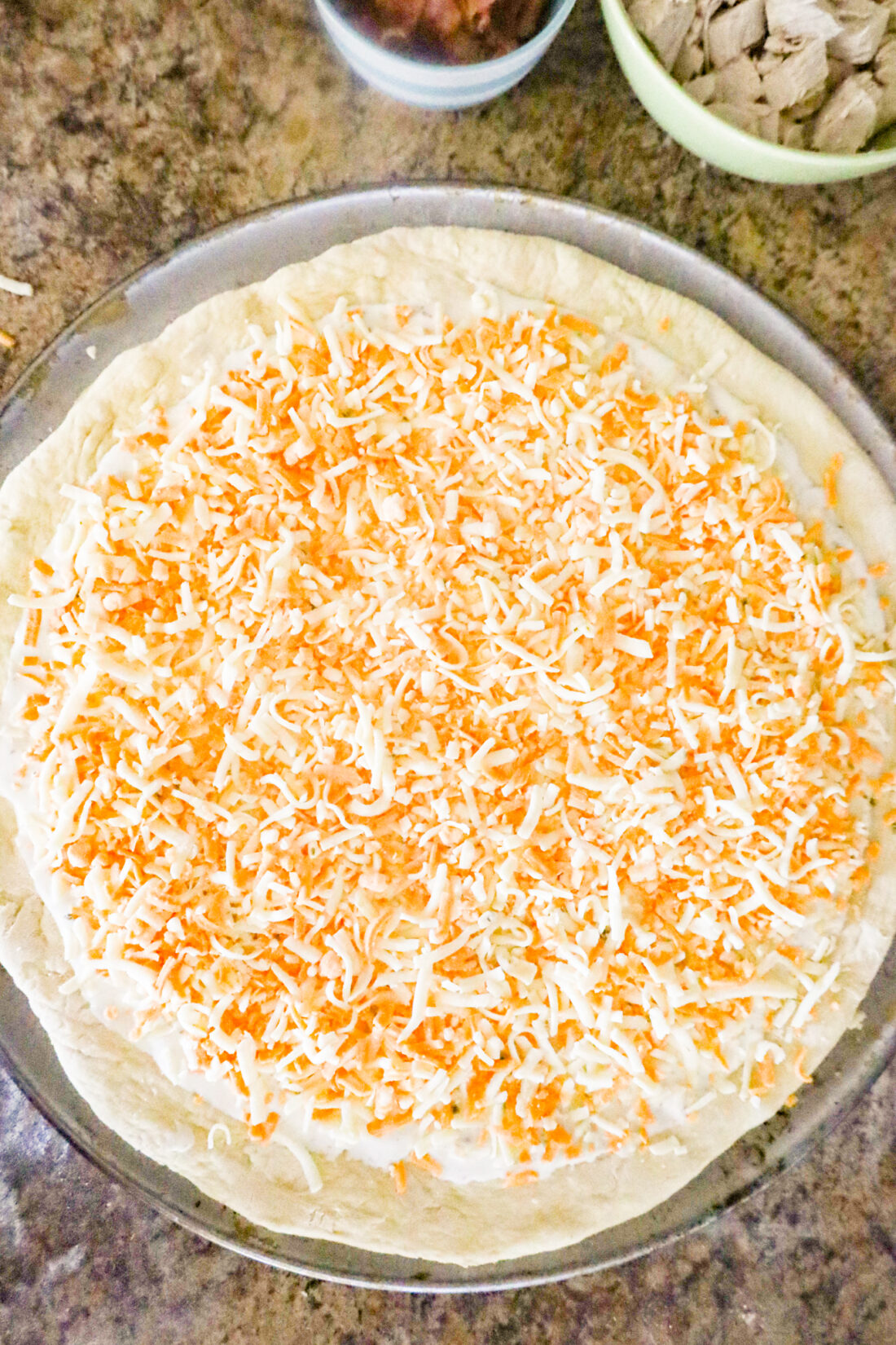 Chicken Bacon Ranch Pizza - THIS IS NOT DIET FOOD