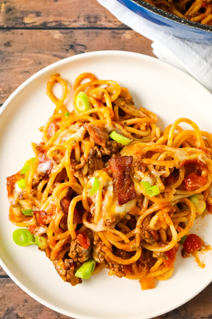 Cowboy Spaghetti - THIS IS NOT DIET FOOD