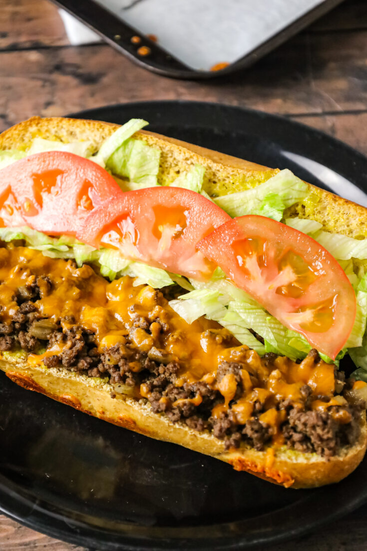 Cheeseburger Subs - THIS IS NOT DIET FOOD