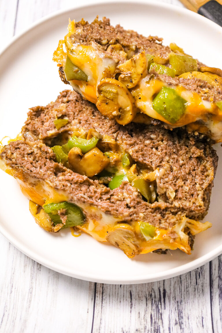 Philly Cheese Steak Meatloaf - THIS IS NOT DIET FOOD