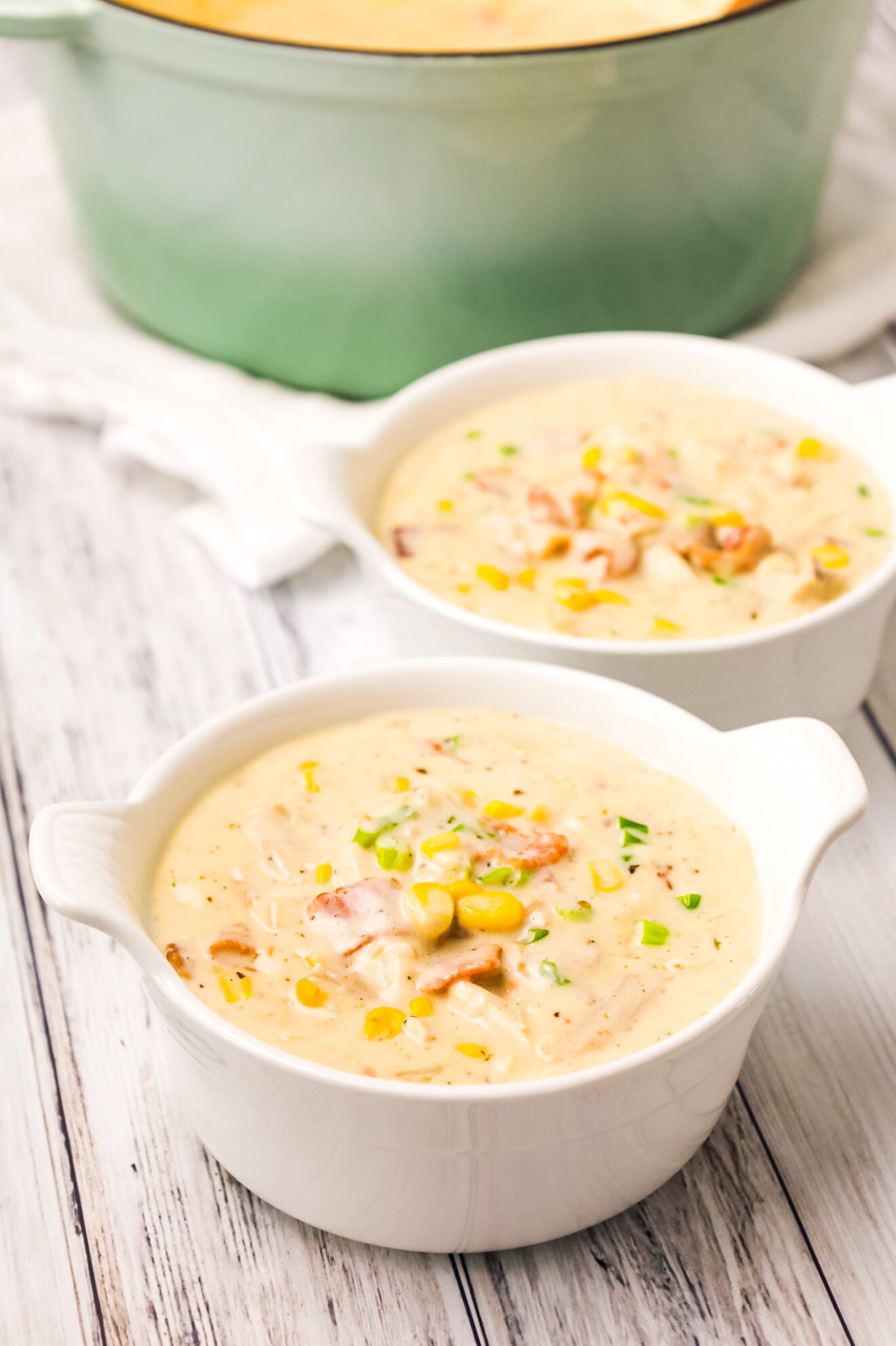 Turkey Corn Chowder with Bacon - THIS IS NOT DIET FOOD