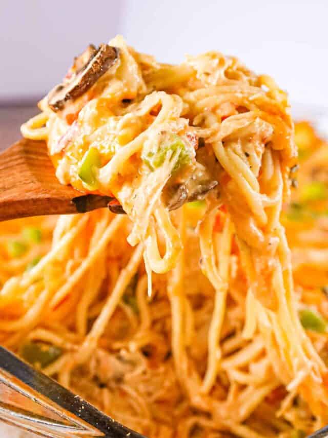 How to Make Texas Chicken Spaghetti - THIS IS NOT DIET FOOD