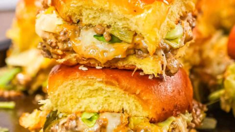 Garlic Parmesan Chicken Sliders - THIS IS NOT DIET FOOD