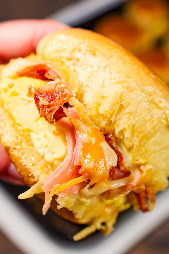 Breakfast Sliders - THIS IS NOT DIET FOOD