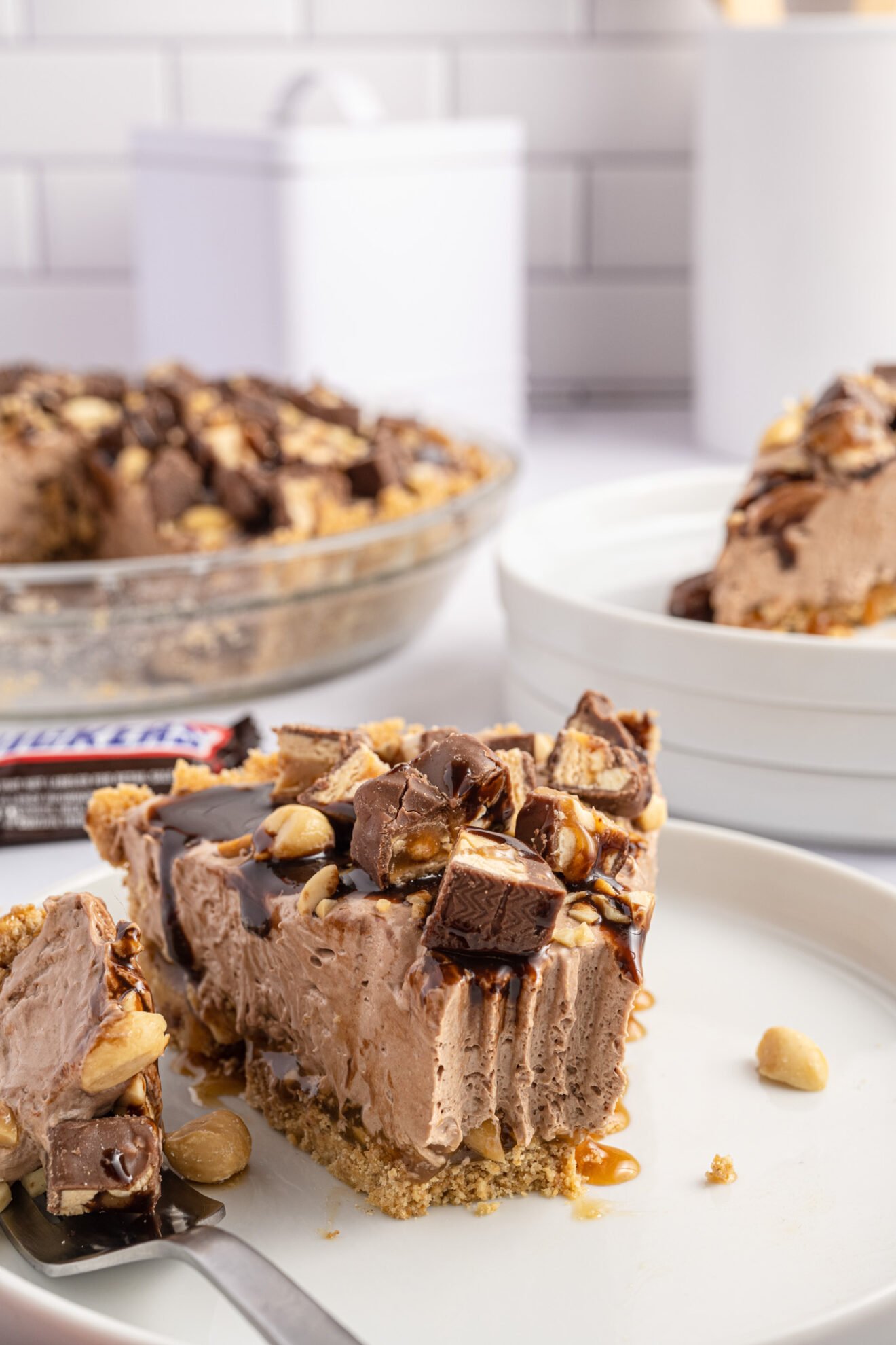 Snickers Pie - THIS IS NOT DIET FOOD