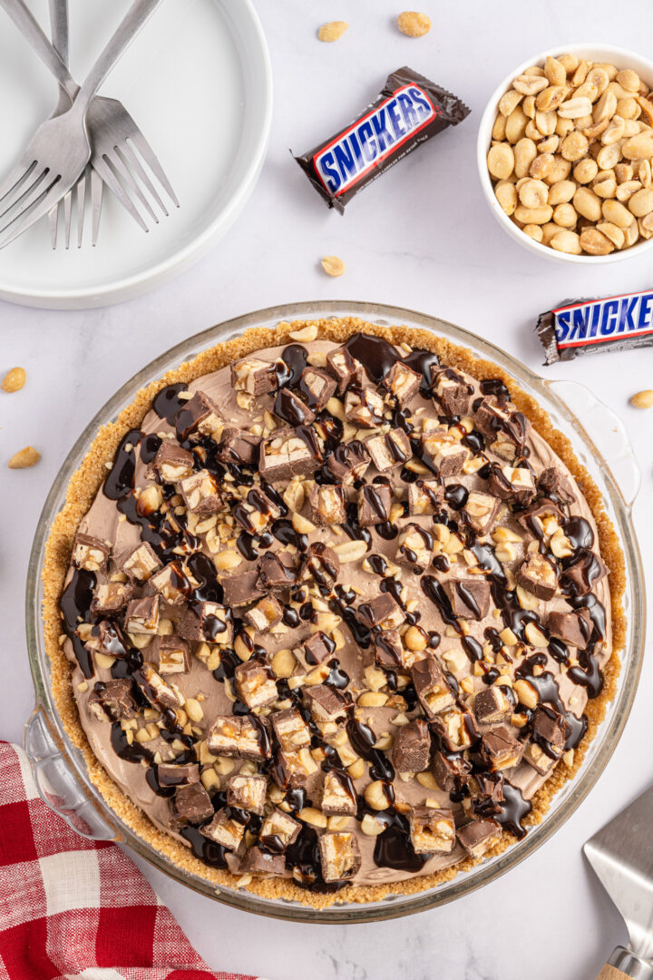 Snickers Pie - THIS IS NOT DIET FOOD