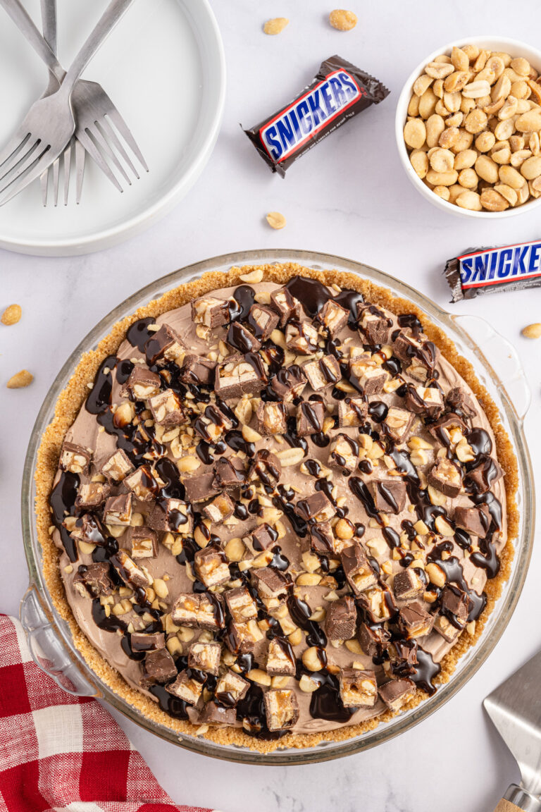 Snickers Pie - THIS IS NOT DIET FOOD