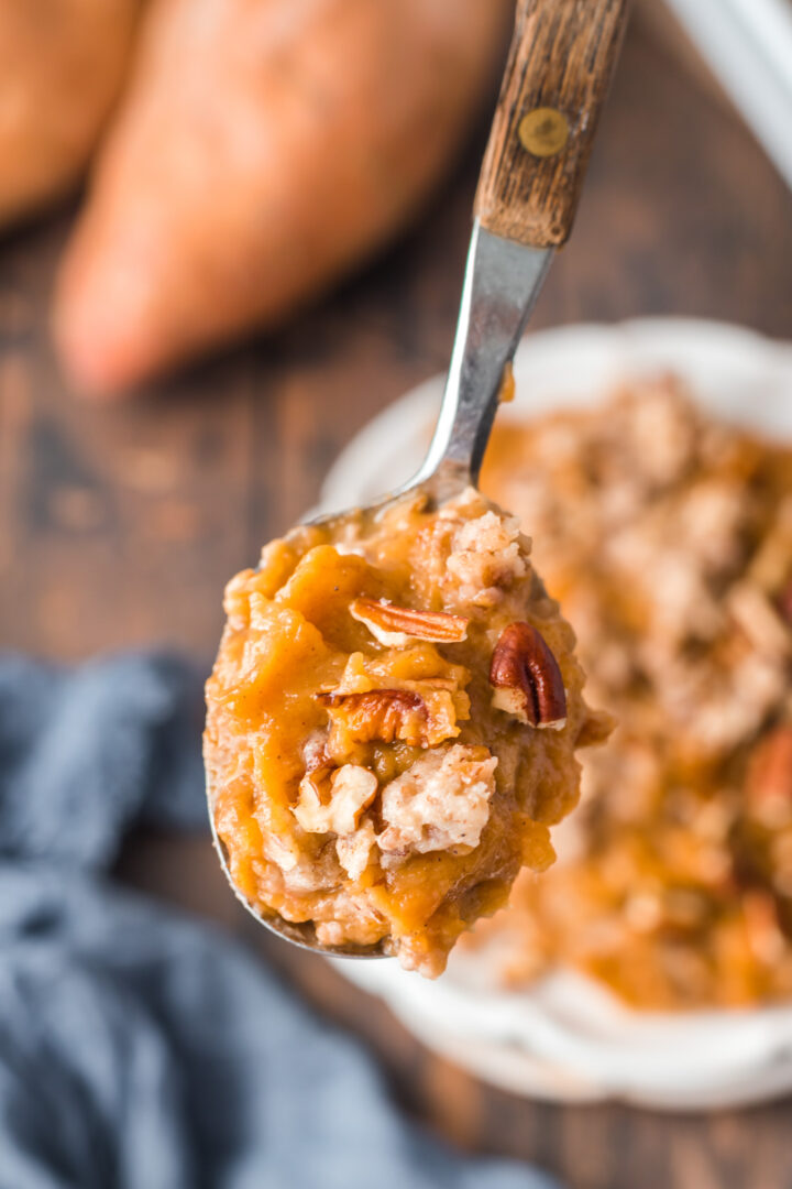 Easy Sweet Potato Casserole - THIS IS NOT DIET FOOD