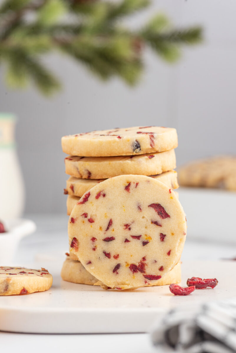 Cranberry Orange Shortbread Cookies - THIS IS NOT DIET FOOD