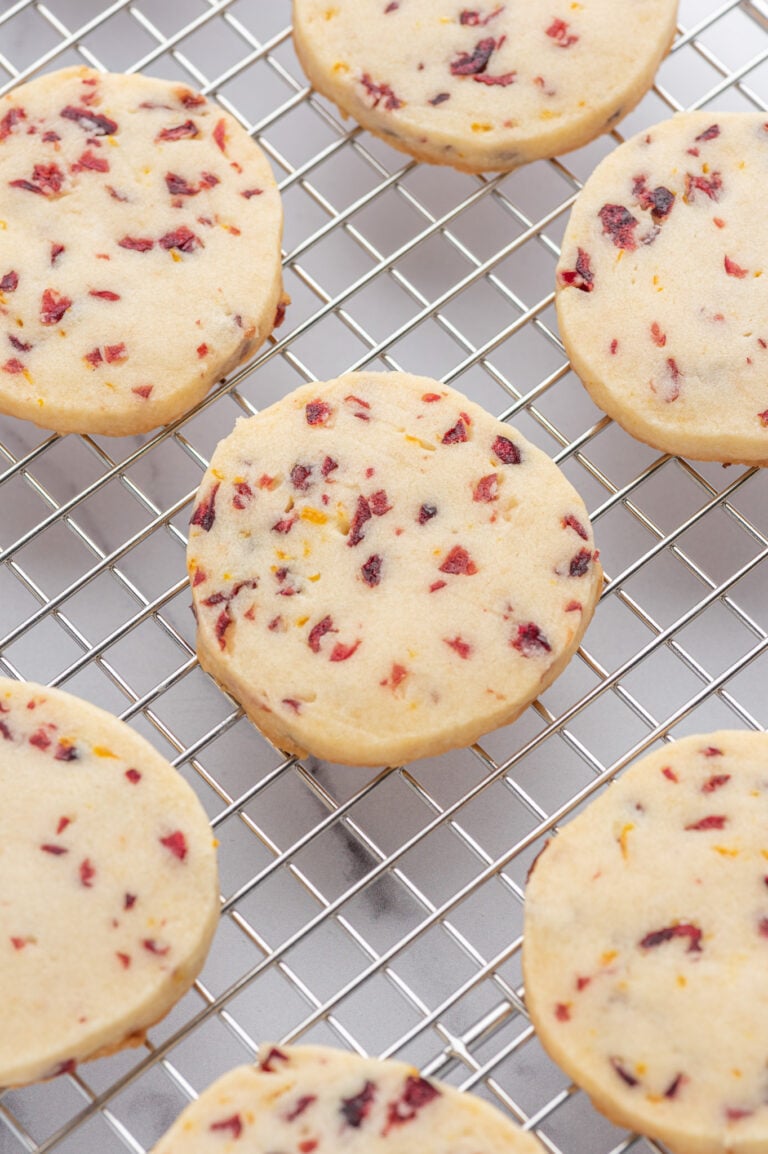 Cranberry Orange Shortbread Cookies - THIS IS NOT DIET FOOD