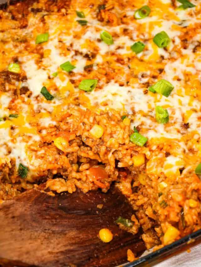 How to Make Taco Rice Casserole - THIS IS NOT DIET FOOD