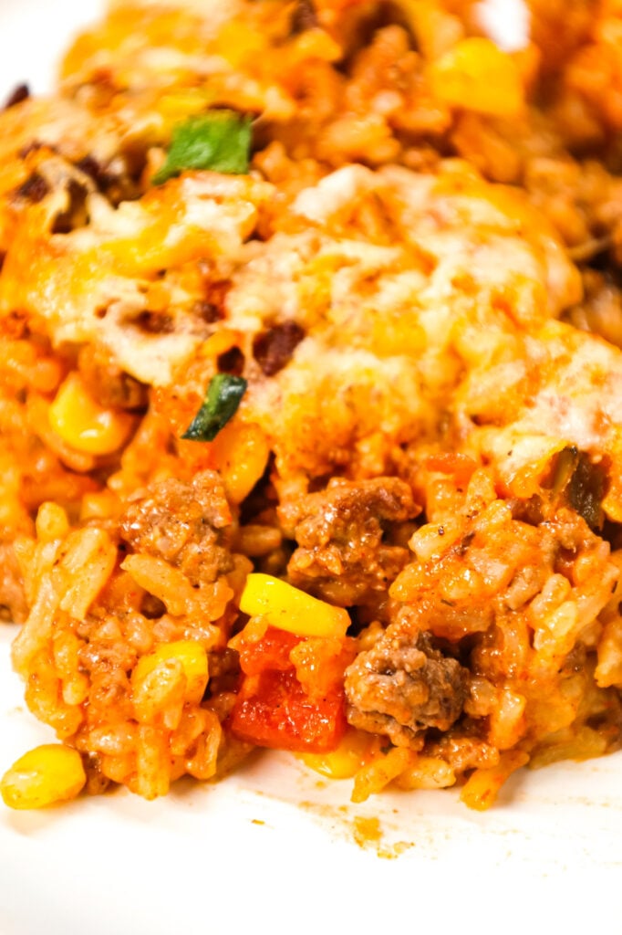 Taco Rice Casserole - THIS IS NOT DIET FOOD