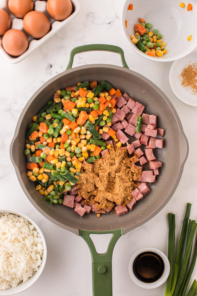 Ham Fried Rice - THIS IS NOT DIET FOOD