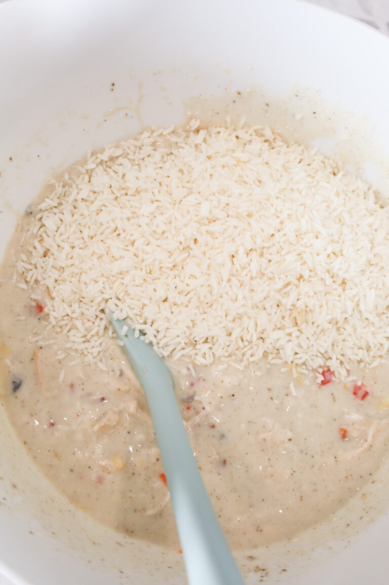 Water Chestnut Chicken and Rice Casserole - THIS IS NOT DIET FOOD