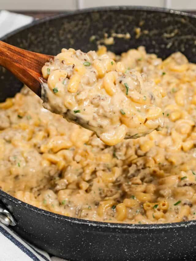 How to Make Hamburger Mac and Cheese - THIS IS NOT DIET FOOD