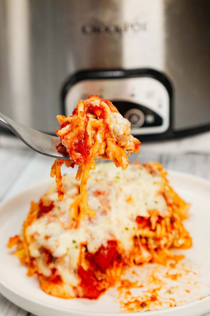 Crock Pot Million Dollar Spaghetti - THIS IS NOT DIET FOOD