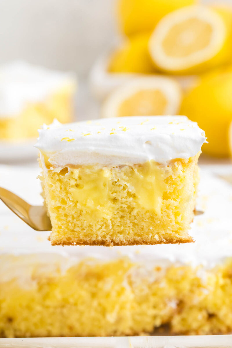 Lemon Poke Cake - THIS IS NOT DIET FOOD