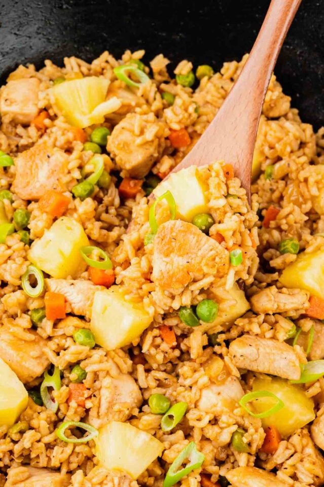 Pineapple Chicken Fried Rice - THIS IS NOT DIET FOOD
