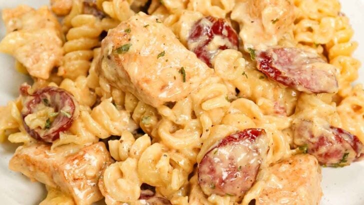 Chicken and Bacon Rotini Alfredo - THIS IS NOT DIET FOOD