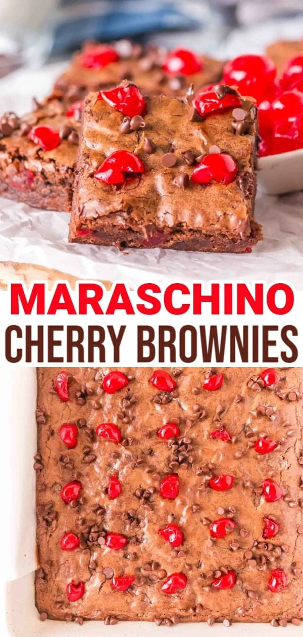 Maraschino Cherry Brownies - THIS IS NOT DIET FOOD