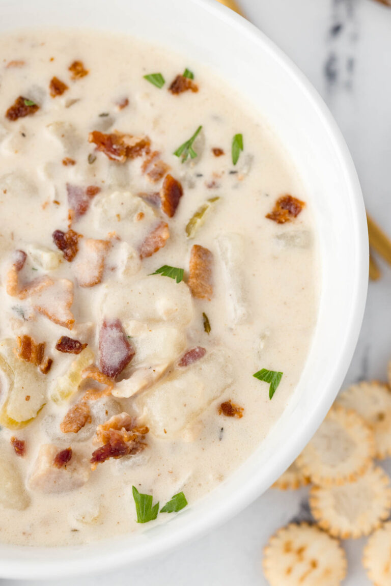 Old Fashioned New England Clam Chowder - THIS IS NOT DIET FOOD