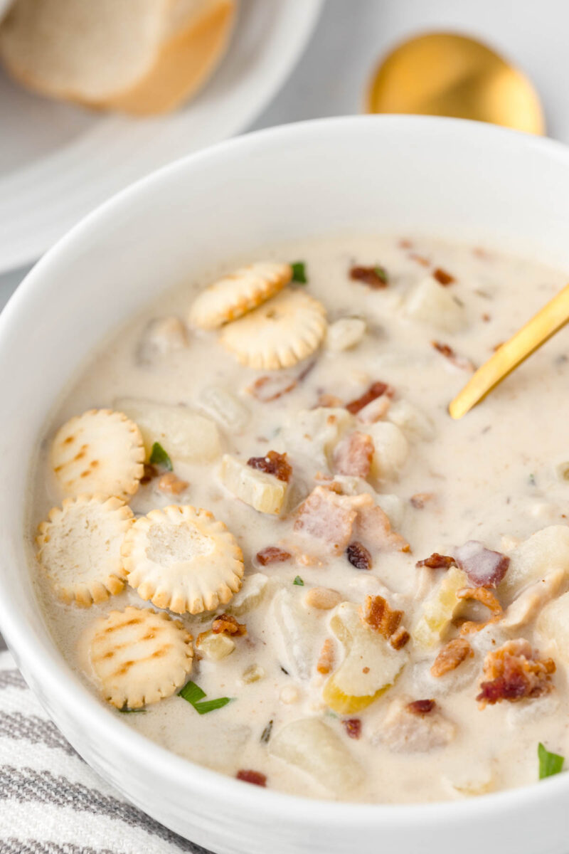 Old Fashioned New England Clam Chowder - THIS IS NOT DIET FOOD