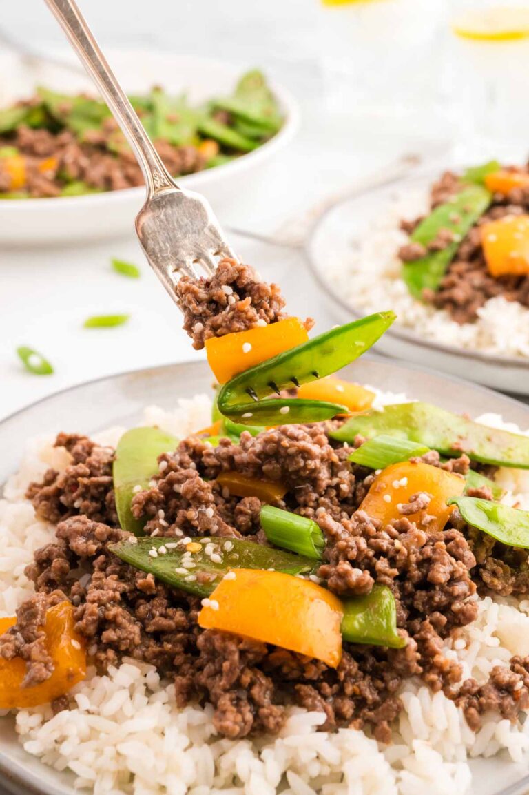 Ground Beef Stir Fry - THIS IS NOT DIET FOOD